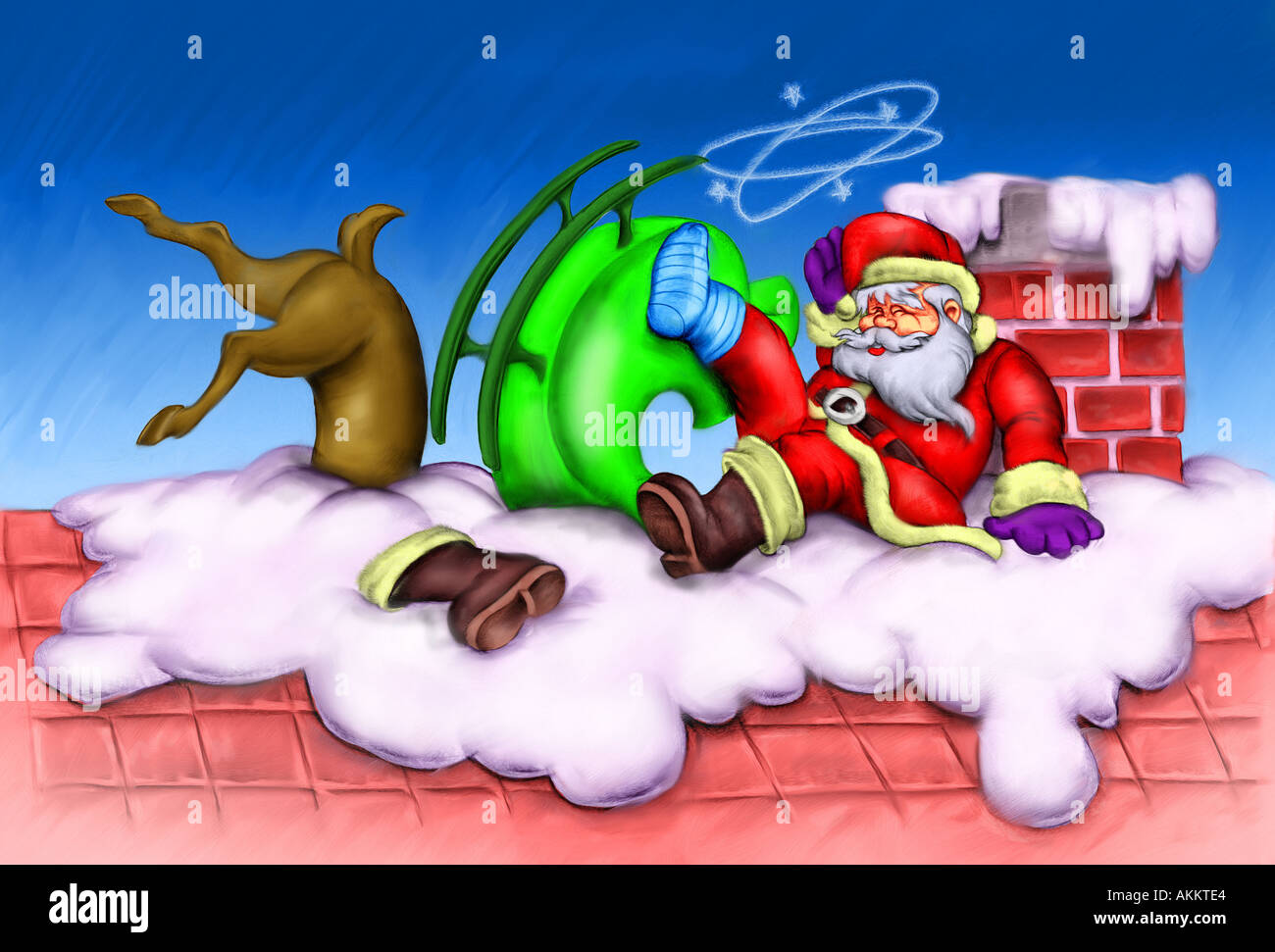 Reindeer accident hi-res stock photography and images - Alamy