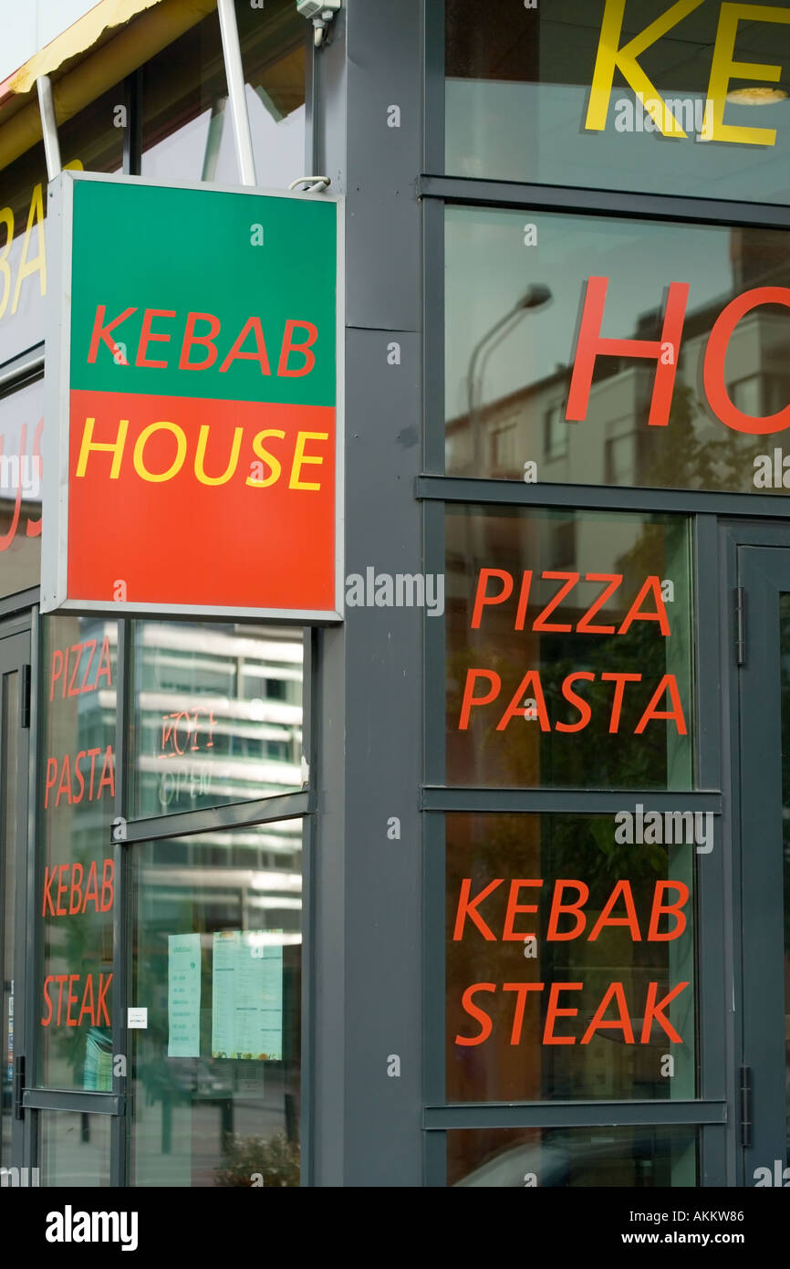 fast food sign Stock Photo - Alamy