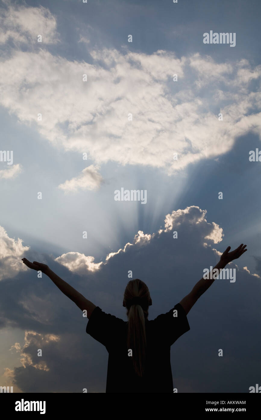 A woman in awe Stock Photo - Alamy