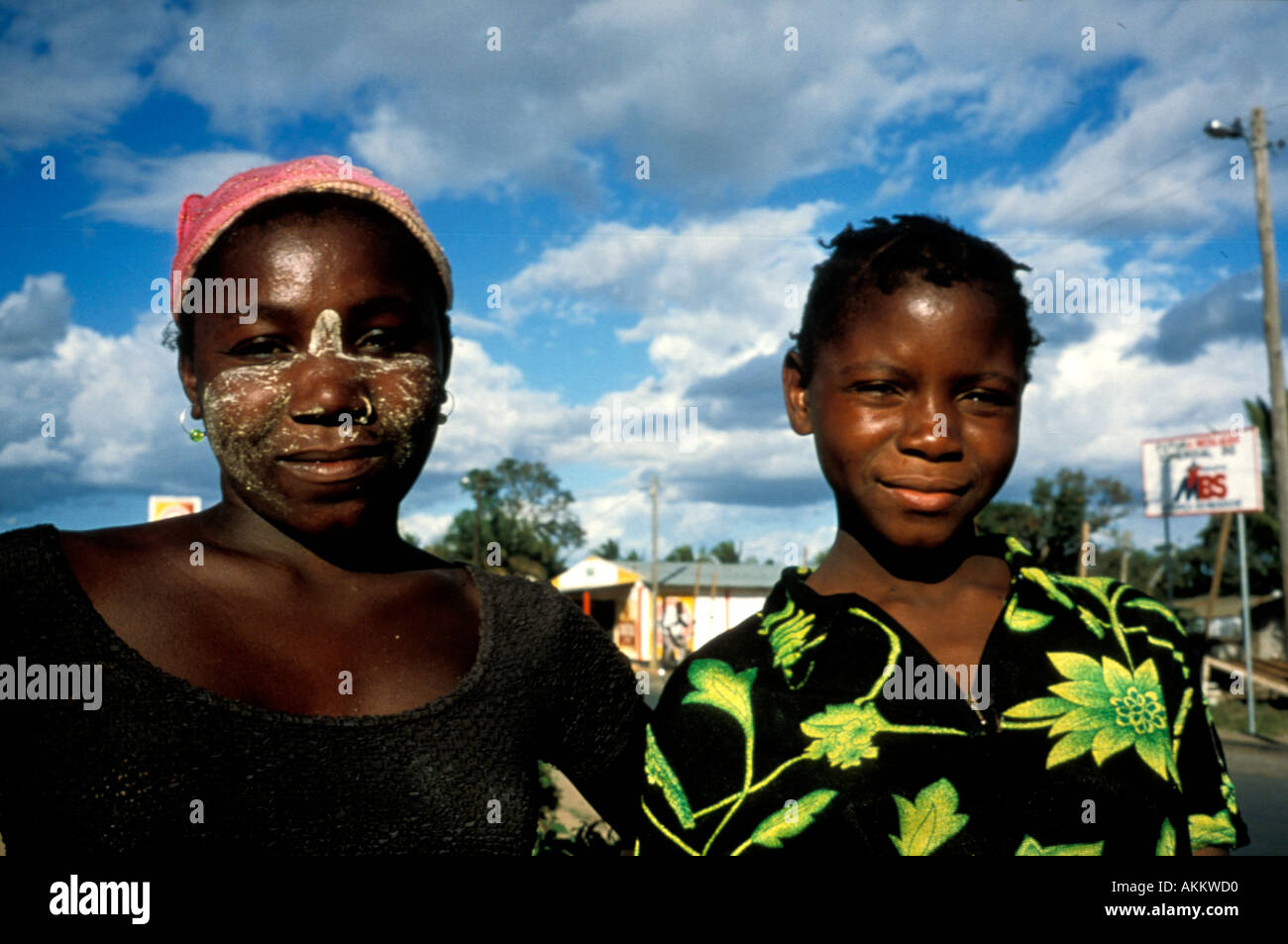 Sun protection Mozambique style Stock Photo - Alamy