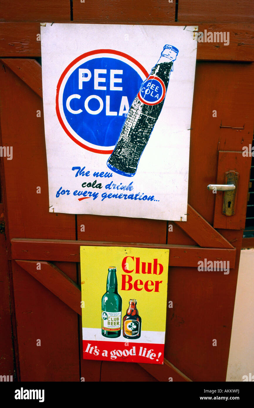 Advertising posters in Ghana Stock Photo - Alamy