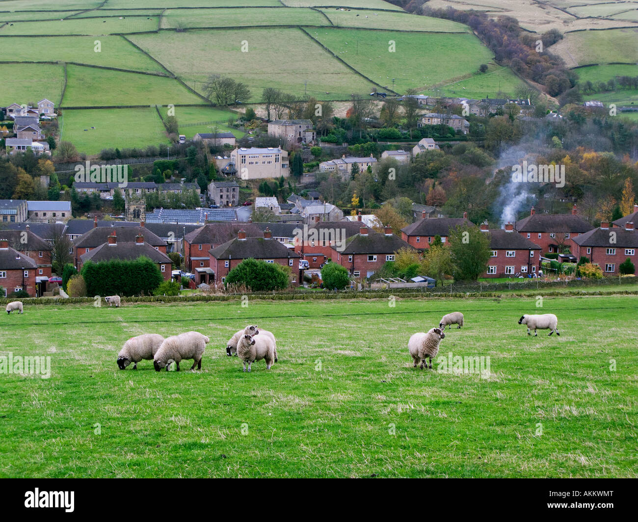 Above Holmfirth West Yorkshire Stock Photo - Alamy