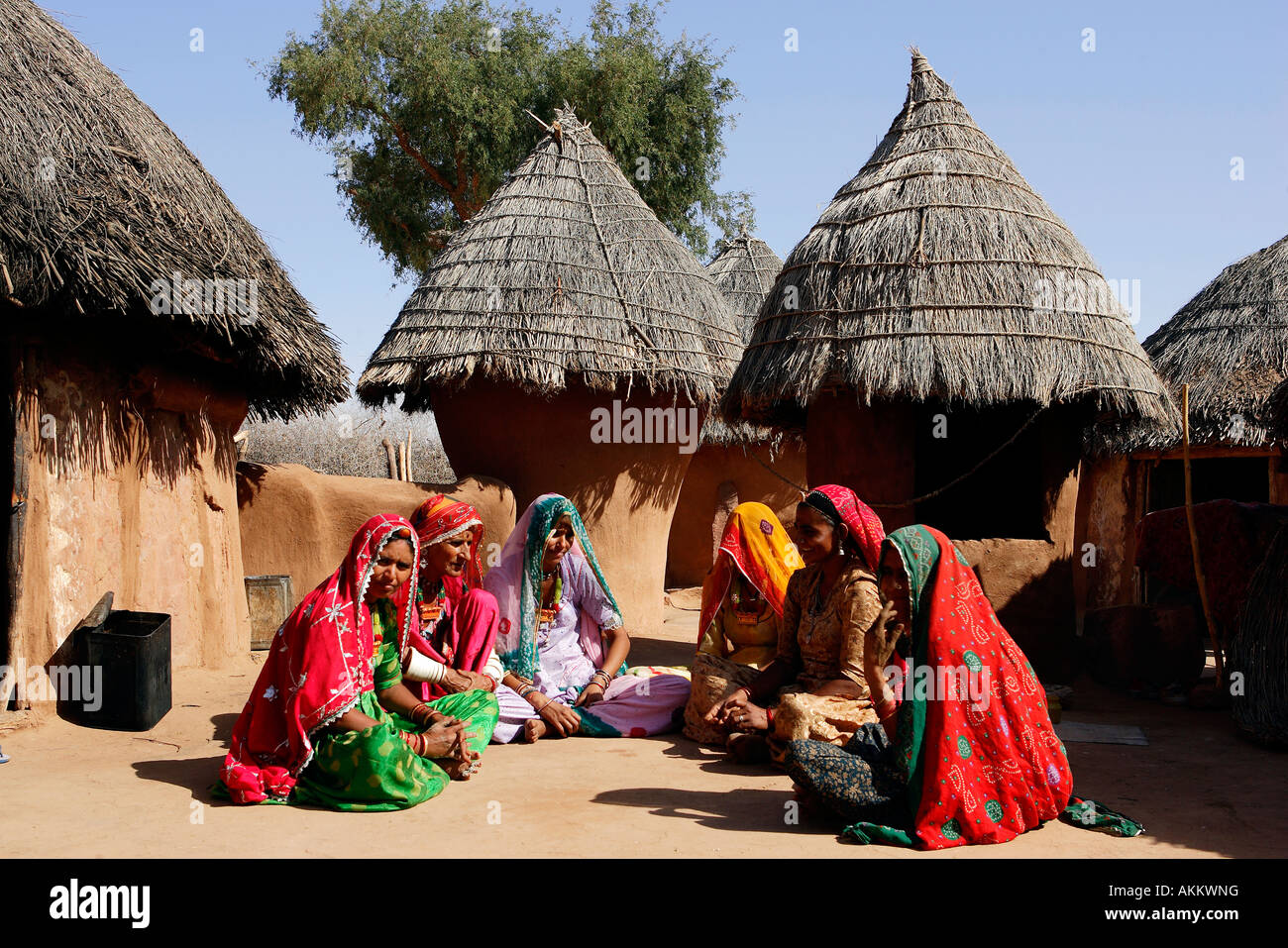 India, Rajasthan, Bishnois villages Stock Photo - Alamy