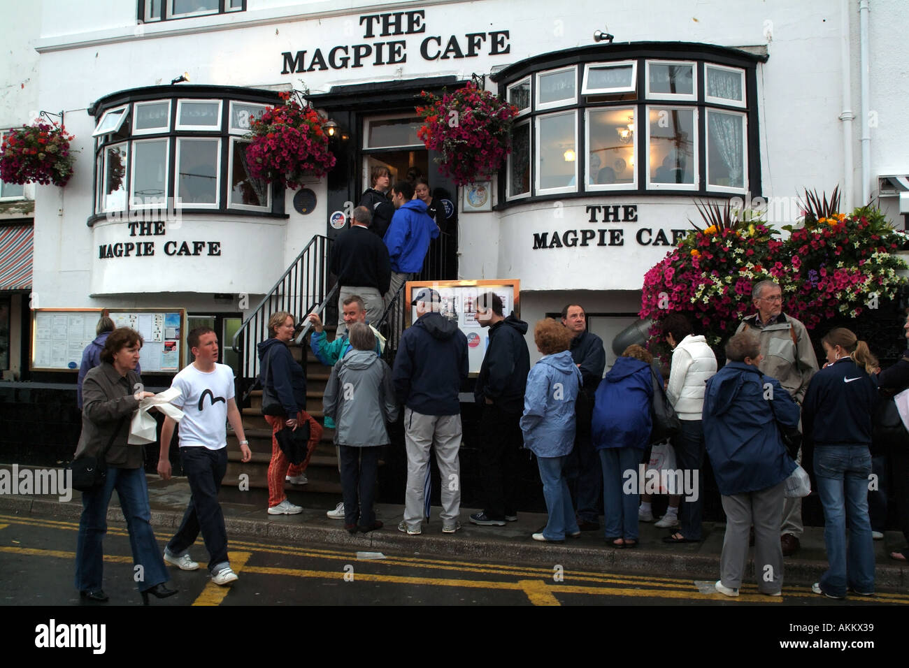 Whitby North Yokshire England UK Europe the famous Magpie Cafe on ...