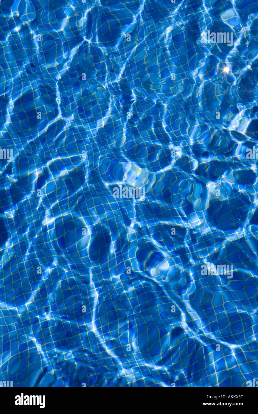 Sparkling water in swimming pool Stock Photo - Alamy