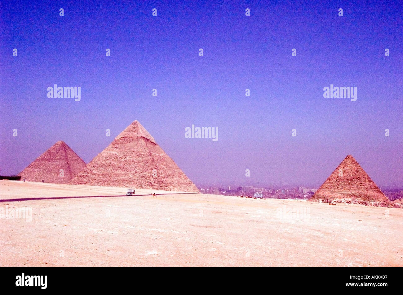 Pyramids at Ghiza Cairo Egypt Stock Photo - Alamy