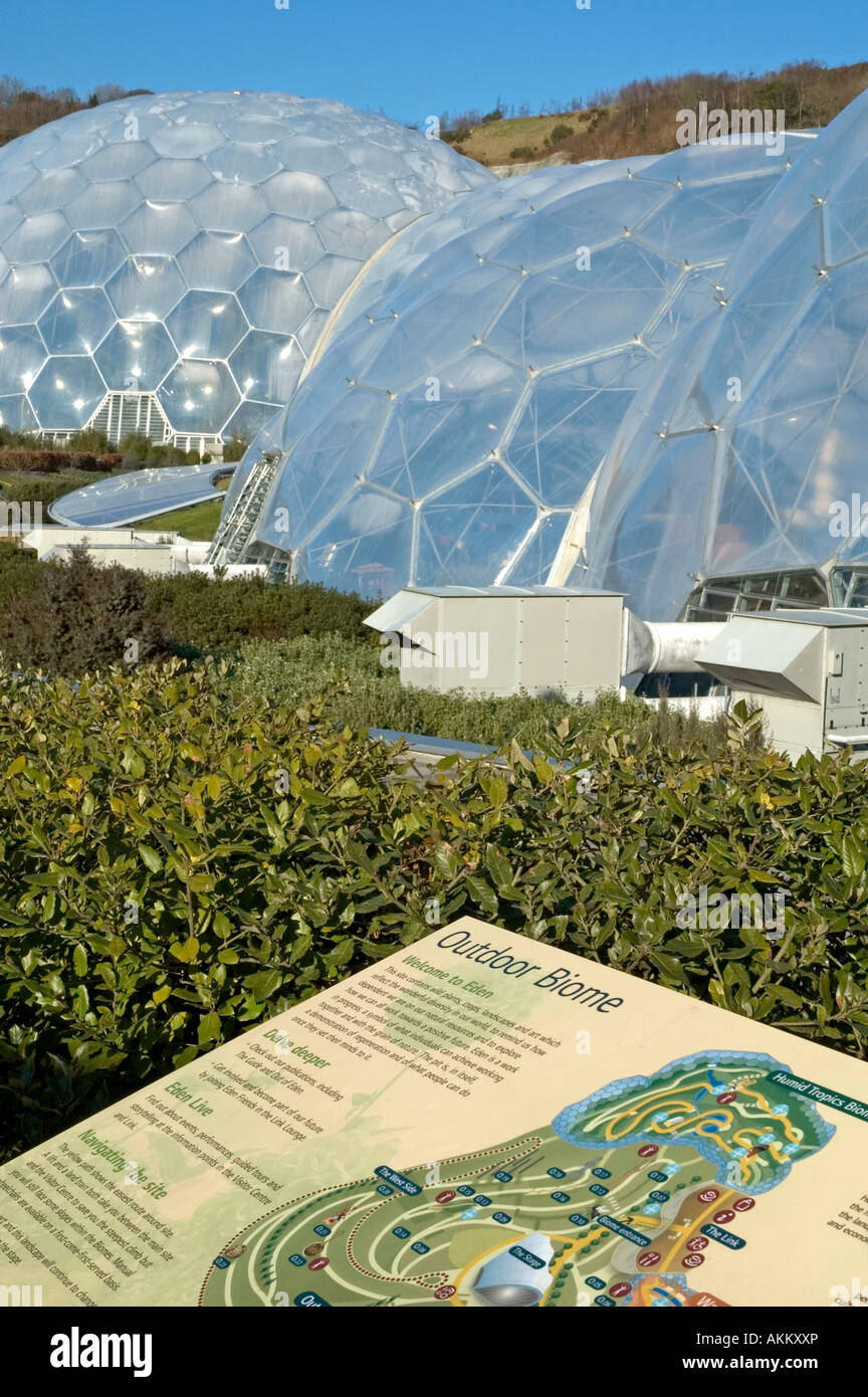 eden project, cornwall Stock Photo - Alamy