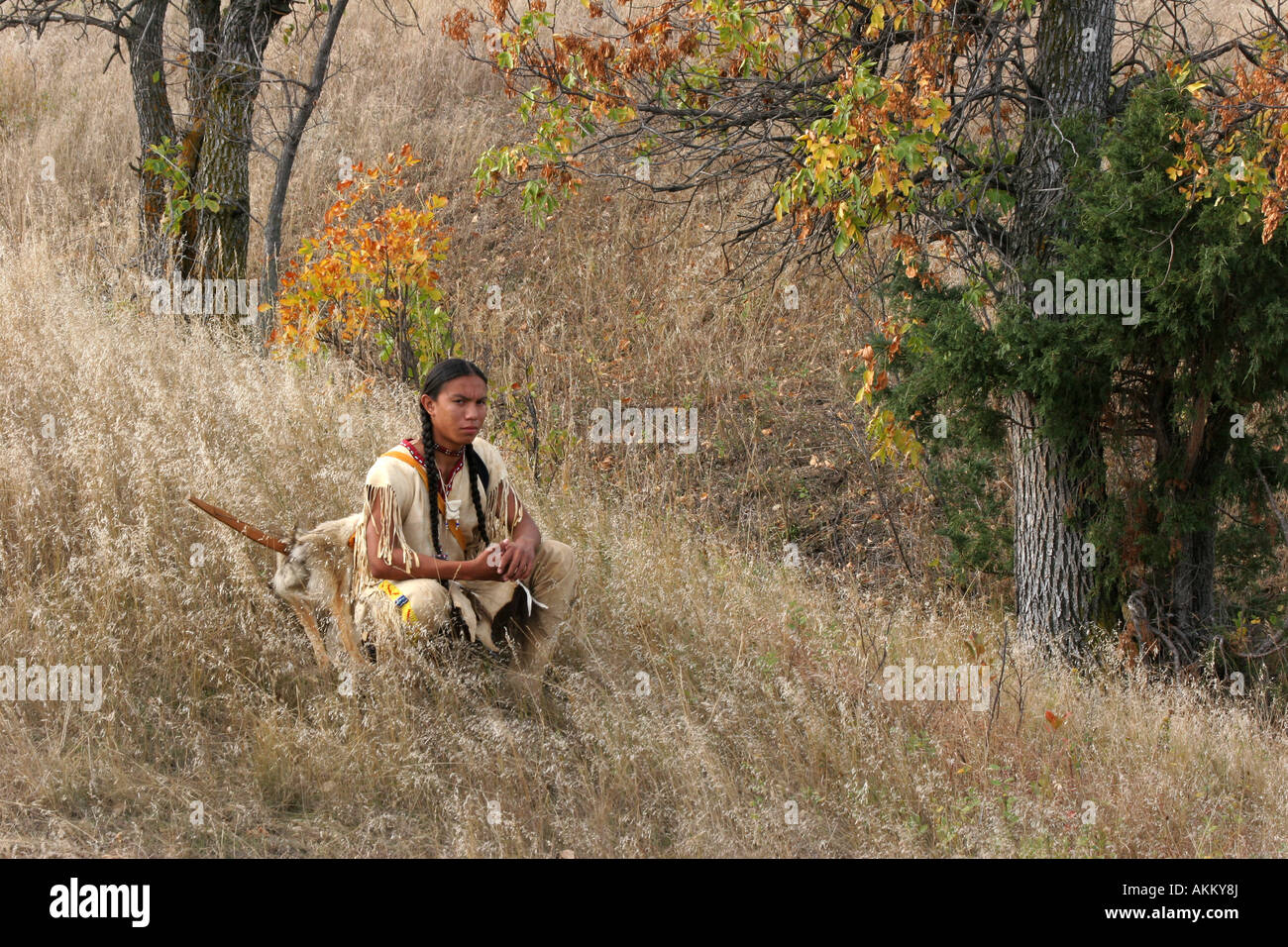 Old indian man with child in forest hi-res stock photography and images ...