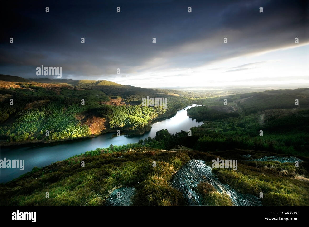 Loch Trool in the Galloway Forest Scotland Stock Photo - Alamy