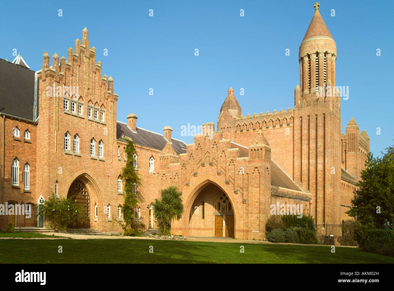 Quarr Abbey at Ryde on the Isle of Wight Stock Photo - Alamy