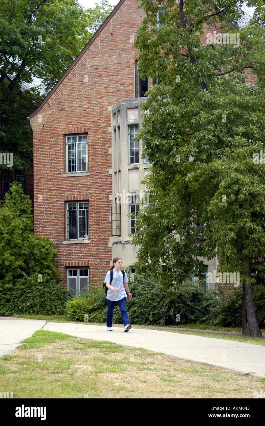 Michigan State University campus activities at East Lansing Michigan ...