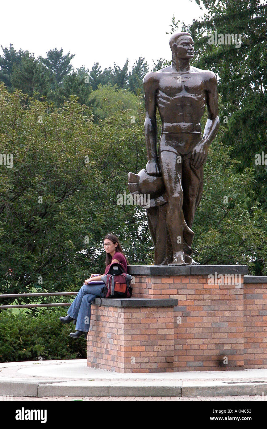 Michigan State University campus activities at East Lansing Michigan ...