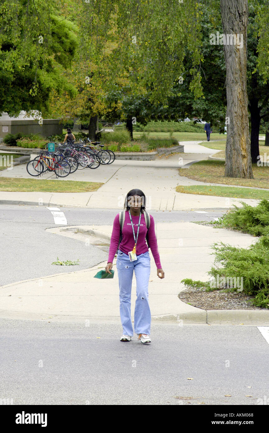 Michigan State University campus activities at East Lansing Michigan ...