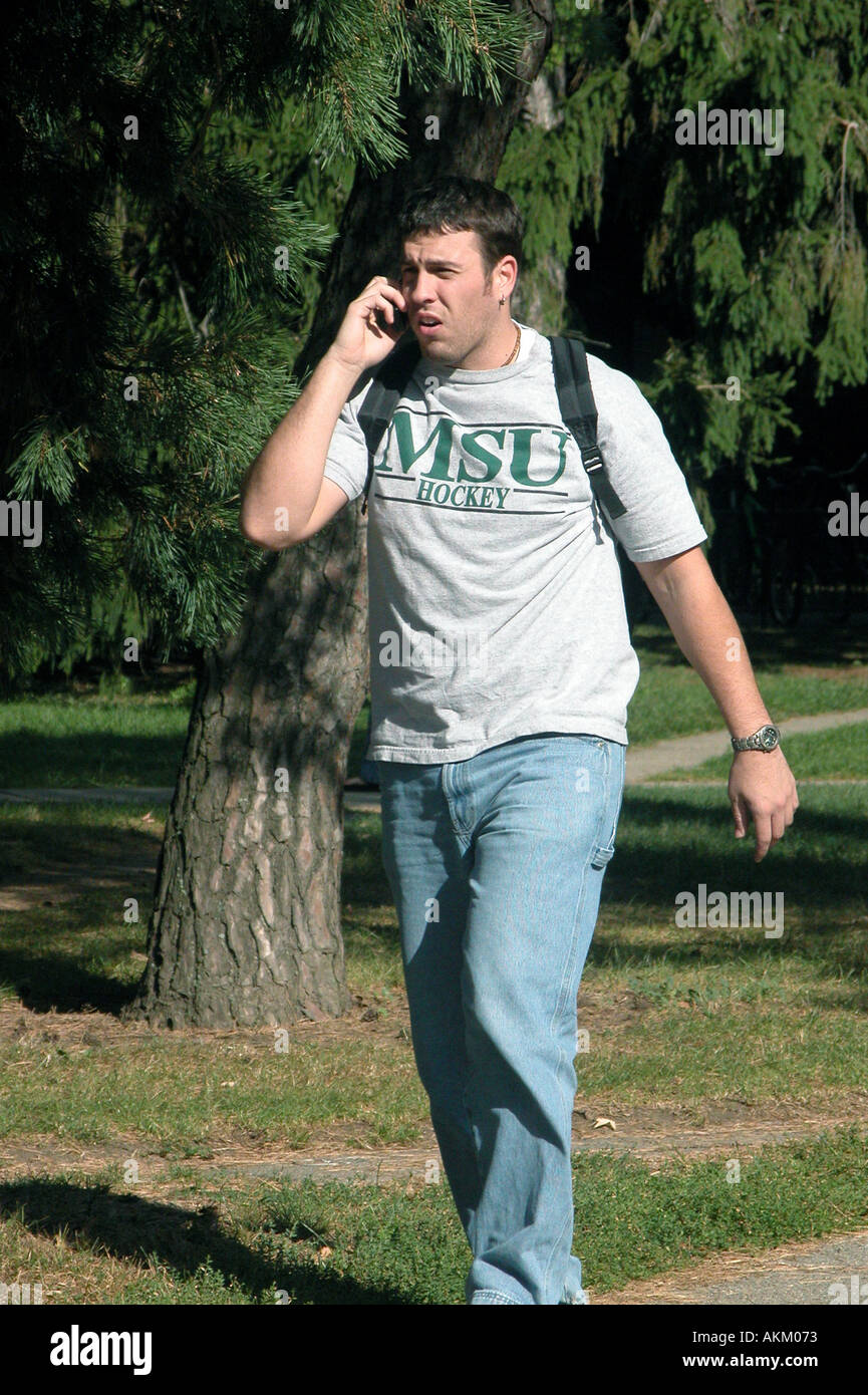 Michigan State University campus activities at East Lansing Michigan ...