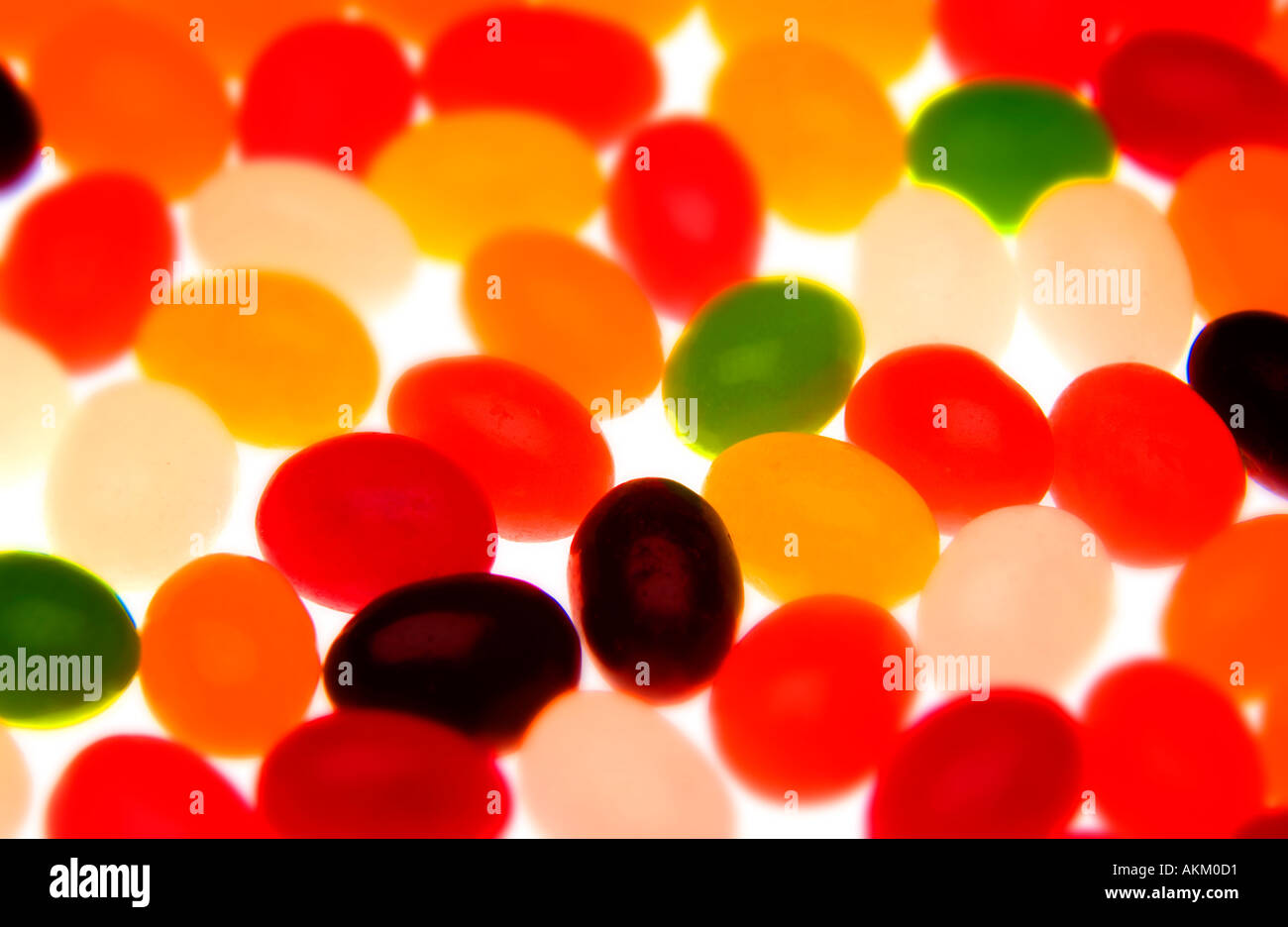Jelly bean pattern Stock Photo - Alamy