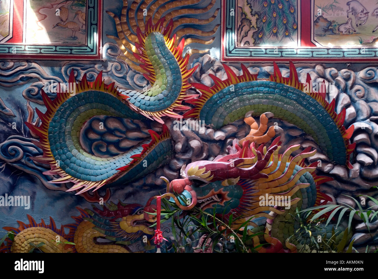 Detail of Pung Tao Gong Ancestral Temple, Chiang Mai Stock Photo - Alamy