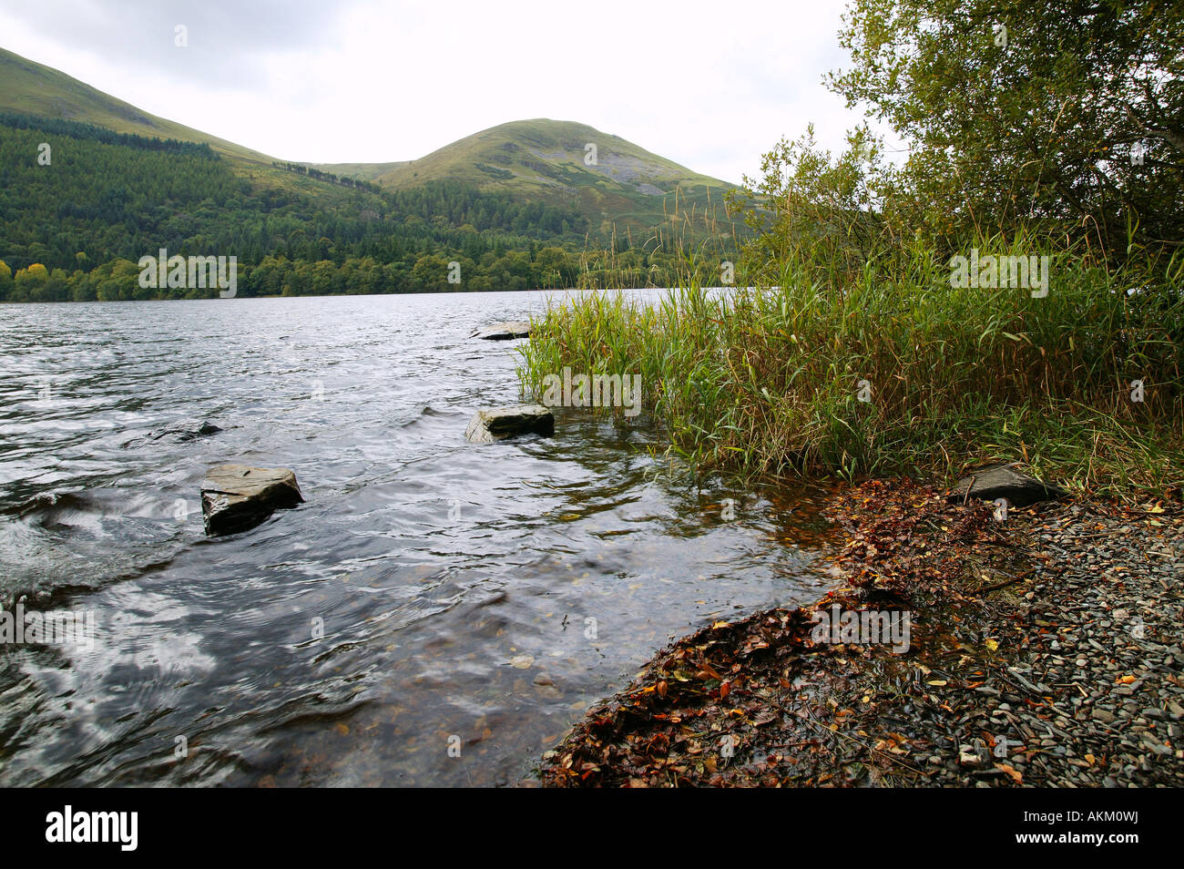 A lakeside view ,Buttermere Water "Lake District National Park" Cumbria ...