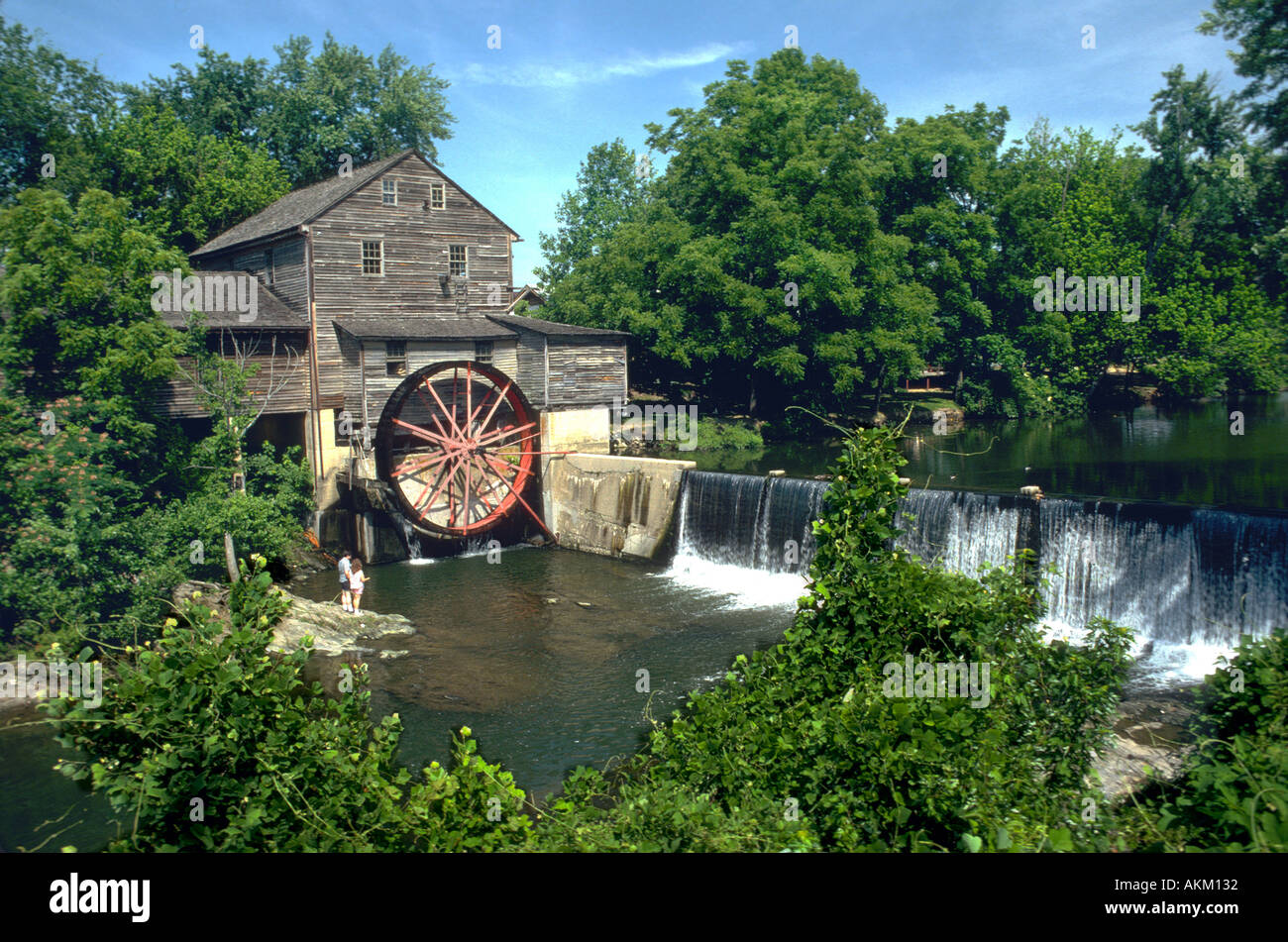 The Old MIll at Pigeon Forge Tennessee near Dollywood USA Stock Photo - Alamy