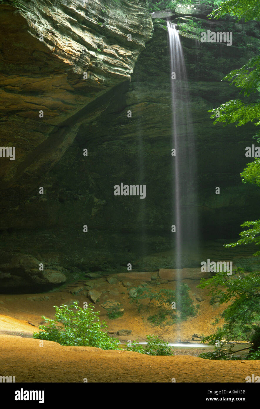 Waterfalls at Hocking Hills State Park Ohio Stock Photo - Alamy