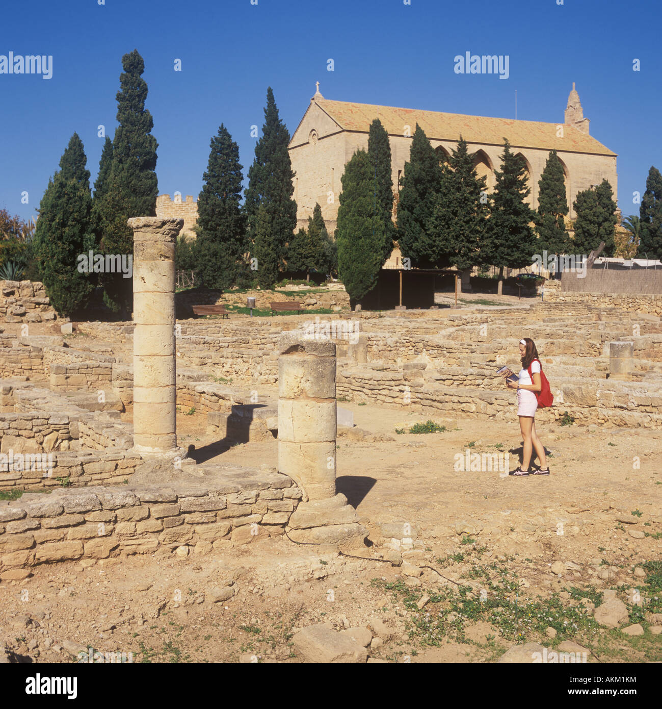 Well preserved remains of the Roman Town of Pollentia at Alcudia Old ...