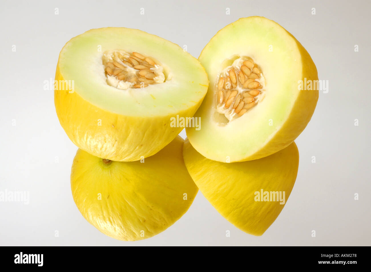 Canary melon cross section hi-res stock photography and images - Alamy