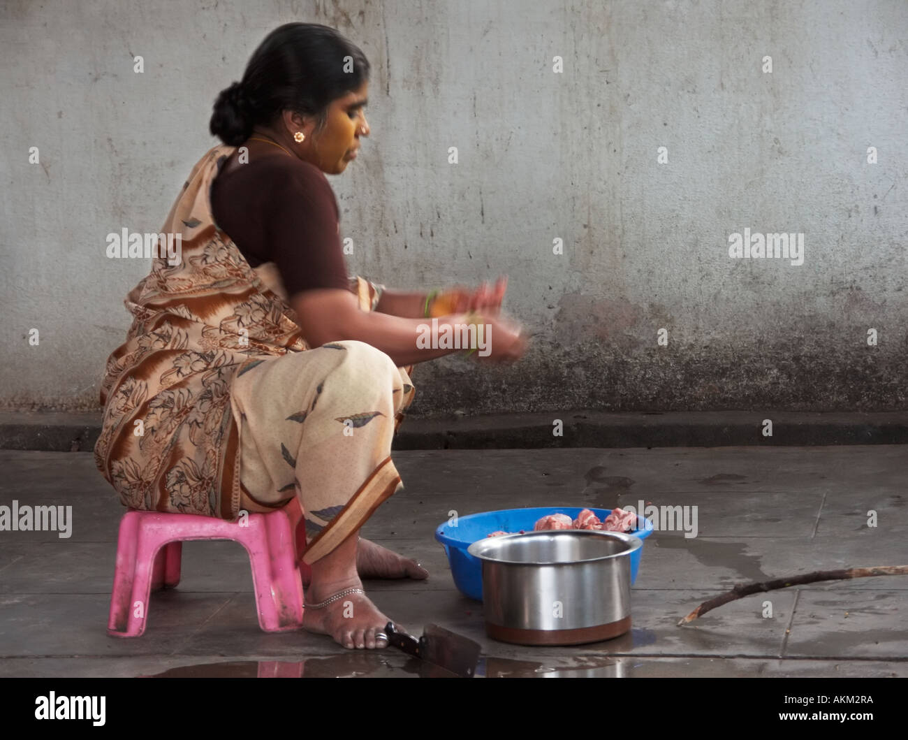 Indian cleaver hi-res stock photography and images - Alamy