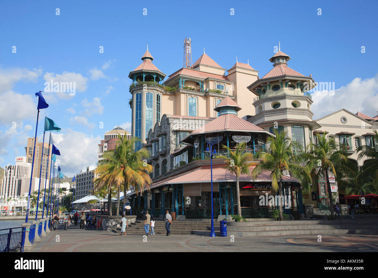 Mauritius Port Louis Le Caudan Waterfront Stock Photo - Alamy