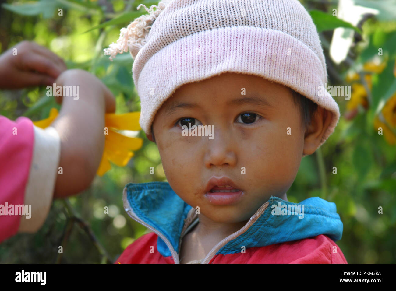 Lisu child in the Chiang Rai region Thailand Stock Photo - Alamy