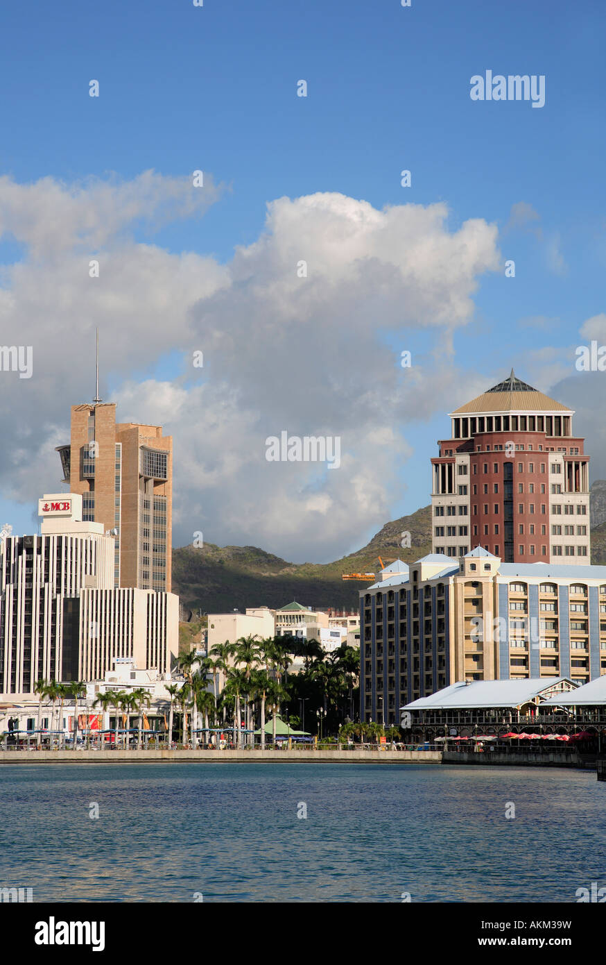 Mauritius Port Louis skyline Stock Photo - Alamy