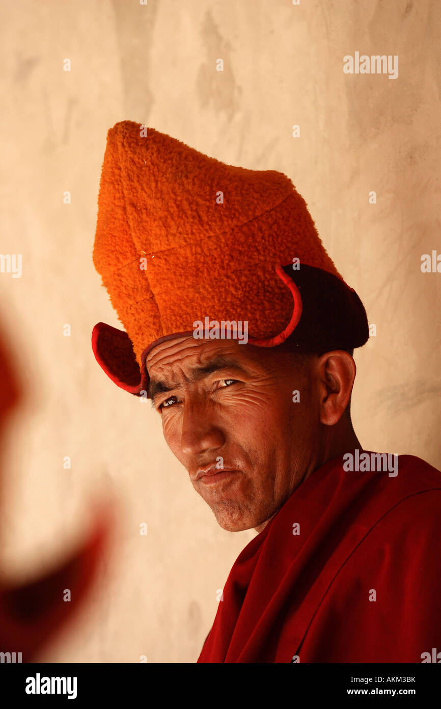 India, Jammu and Kashmir, Zanskar, Zanskar mountains, Tongde gompa ...