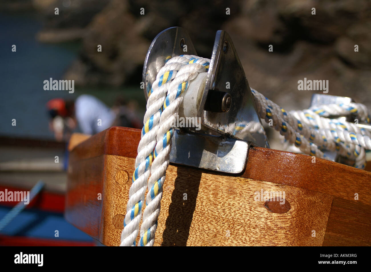 Detail of Fishing Boat Lizard Cornwall Stock Photo - Alamy