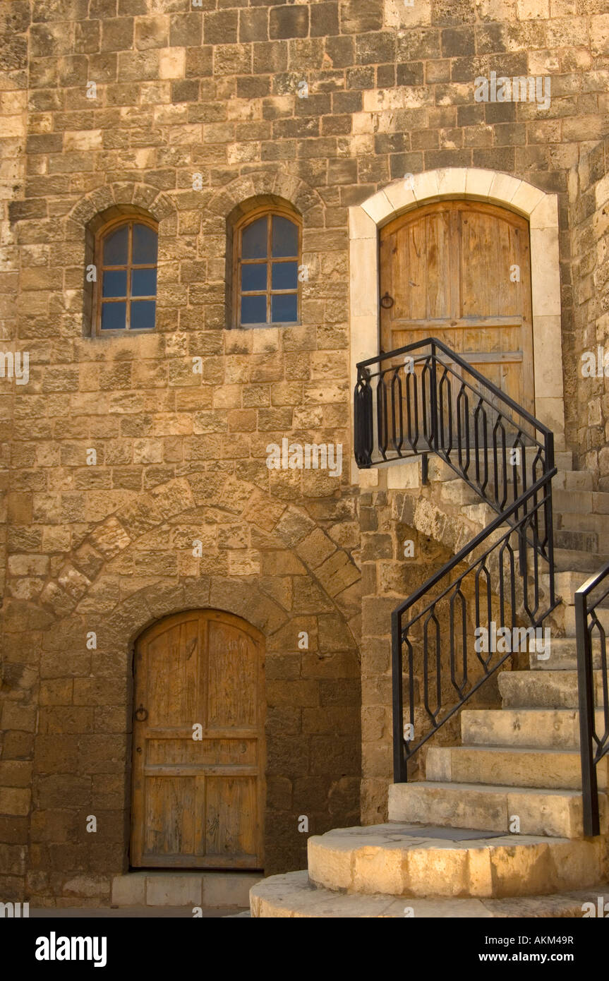 Stairs door windows Architecture Islamic Culture Stock Photo - Alamy