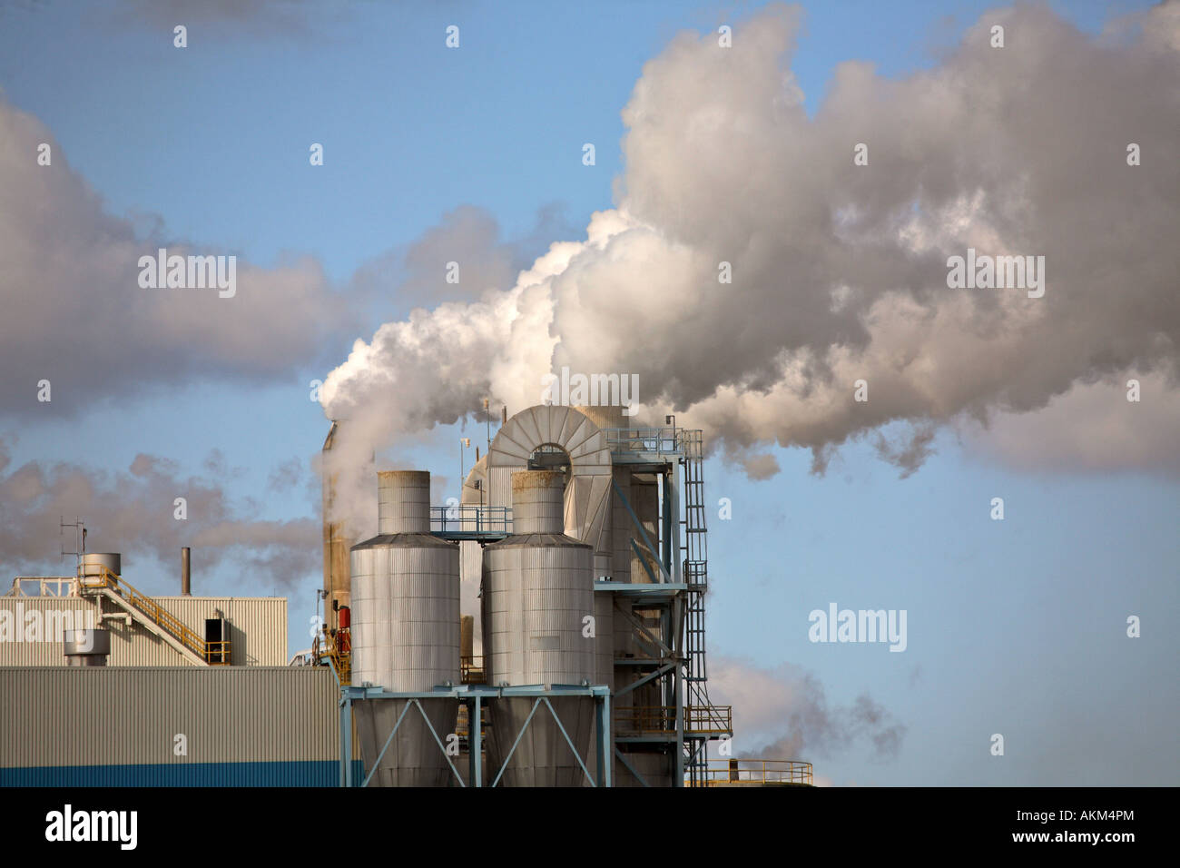 Meadow Lake pump and paper mill in scenic Saskatchewan Stock Photo - Alamy