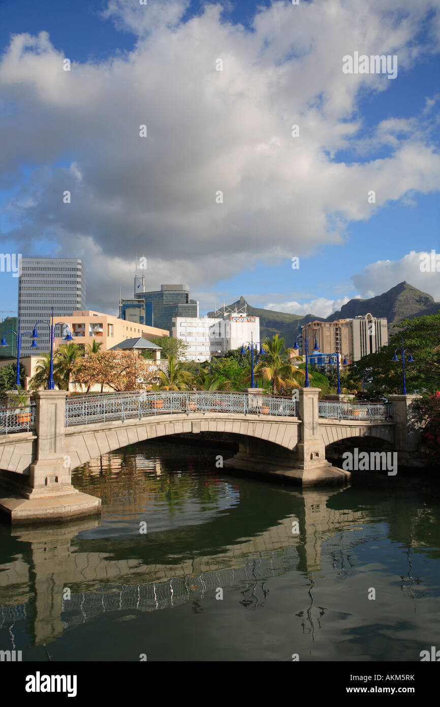 Mauritius Port Louis skyline Stock Photo - Alamy