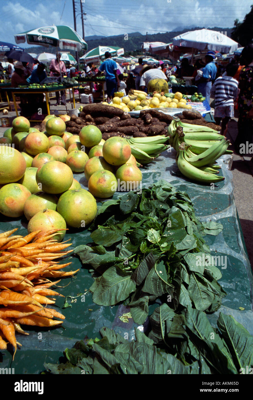 Roseau market dominica hi-res stock photography and images - Alamy