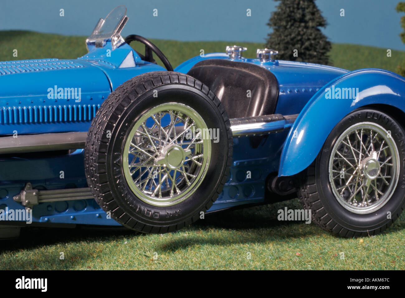 Oldtimer Car model Bugatti Type 59 Stock Photo - Alamy