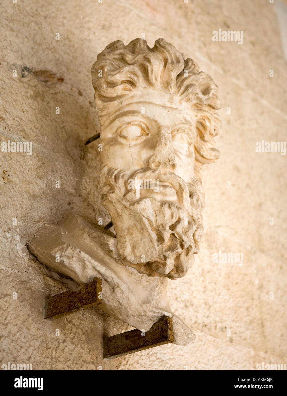 Greek Bust Ancient Agora Stock Photo - Alamy
