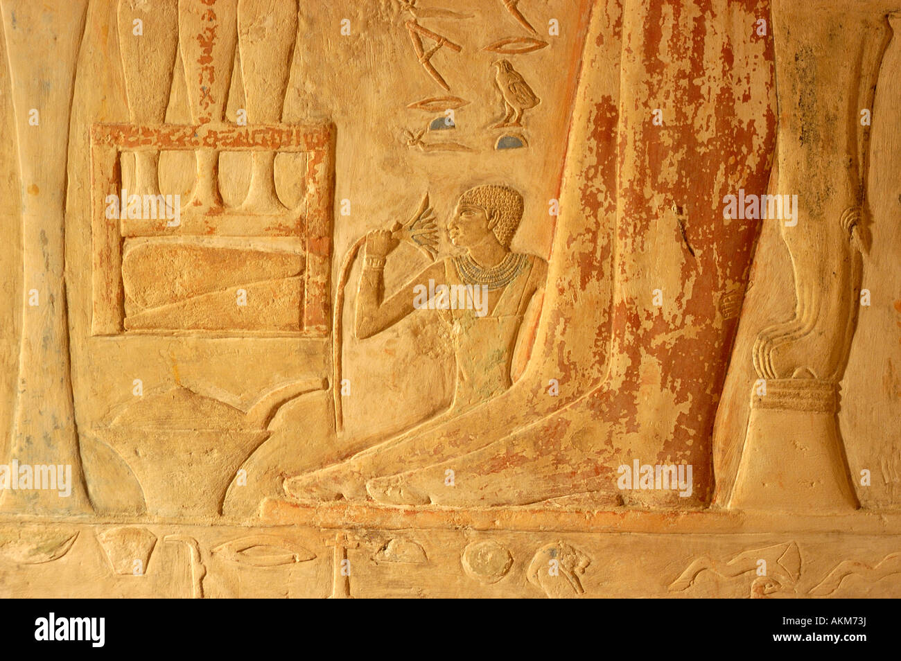 Hieroglyphs on a stone, Egypt Stock Photo - Alamy