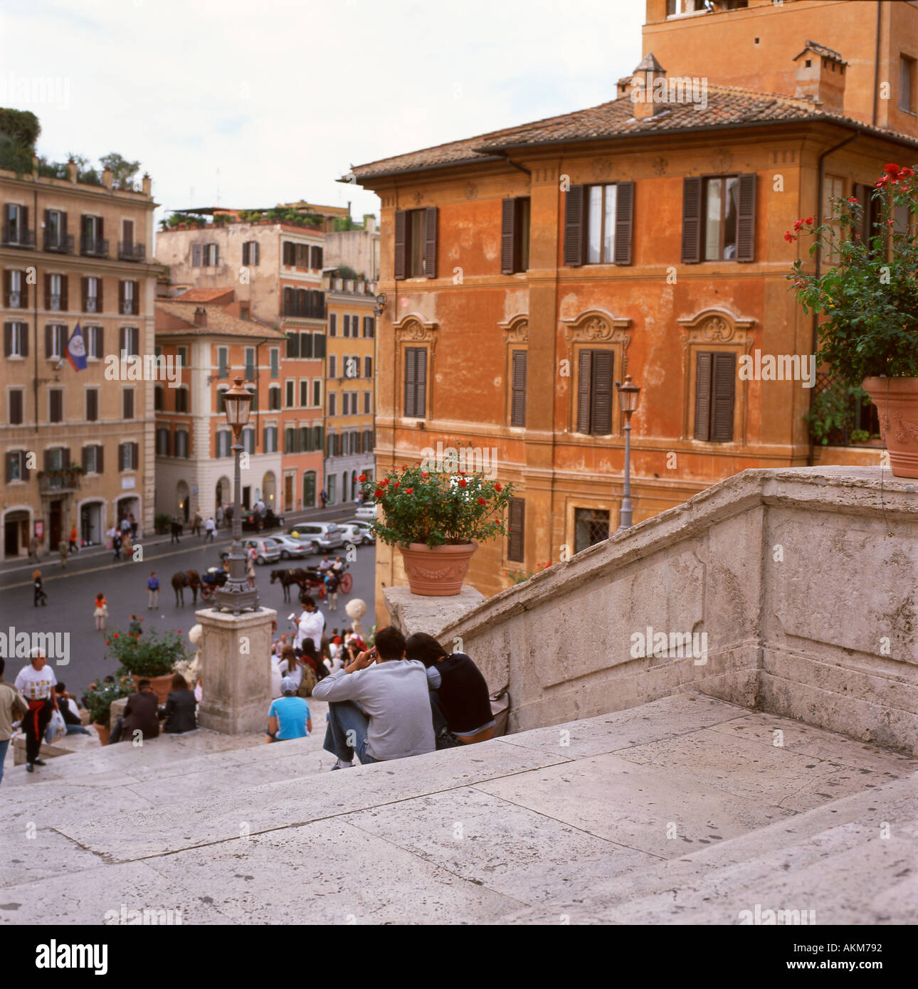 Spanish steps autumn hi-res stock photography and images - Alamy