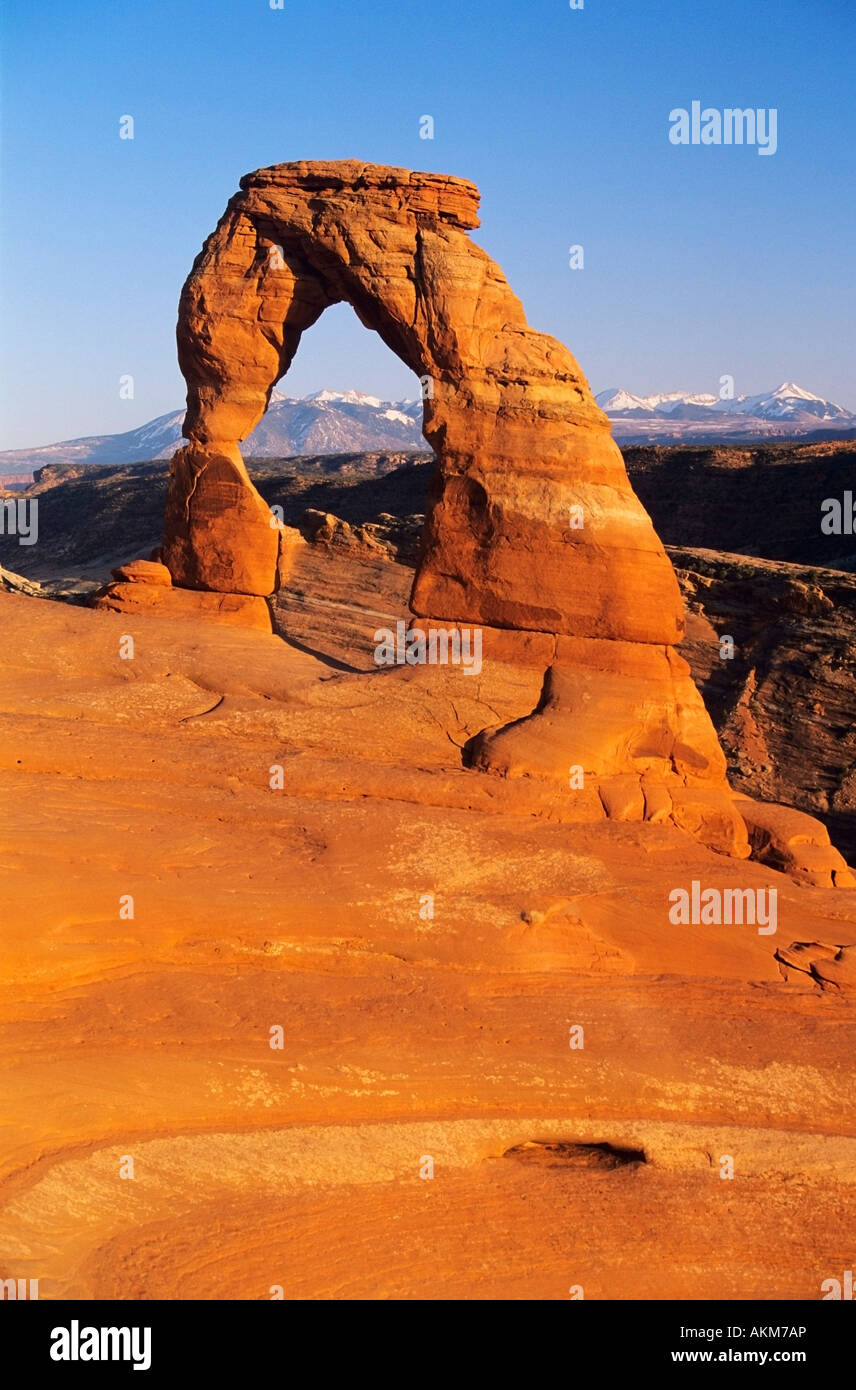 Delicate Arch, Arches National Park, Utah, USA Stock Photo - Alamy