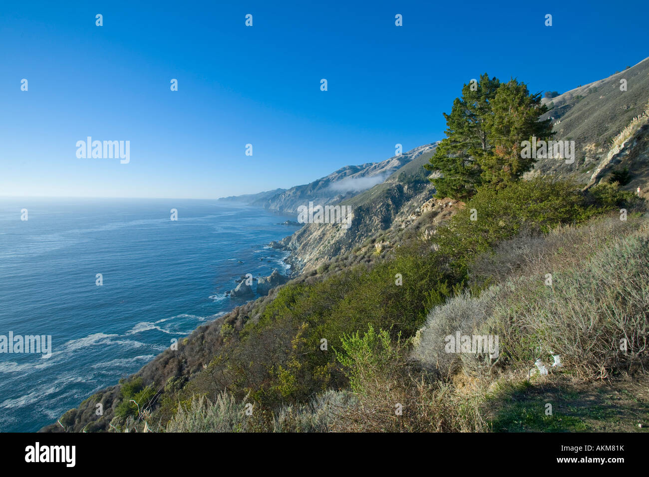 Coastal line. Big Sur. California Stock Photo - Alamy