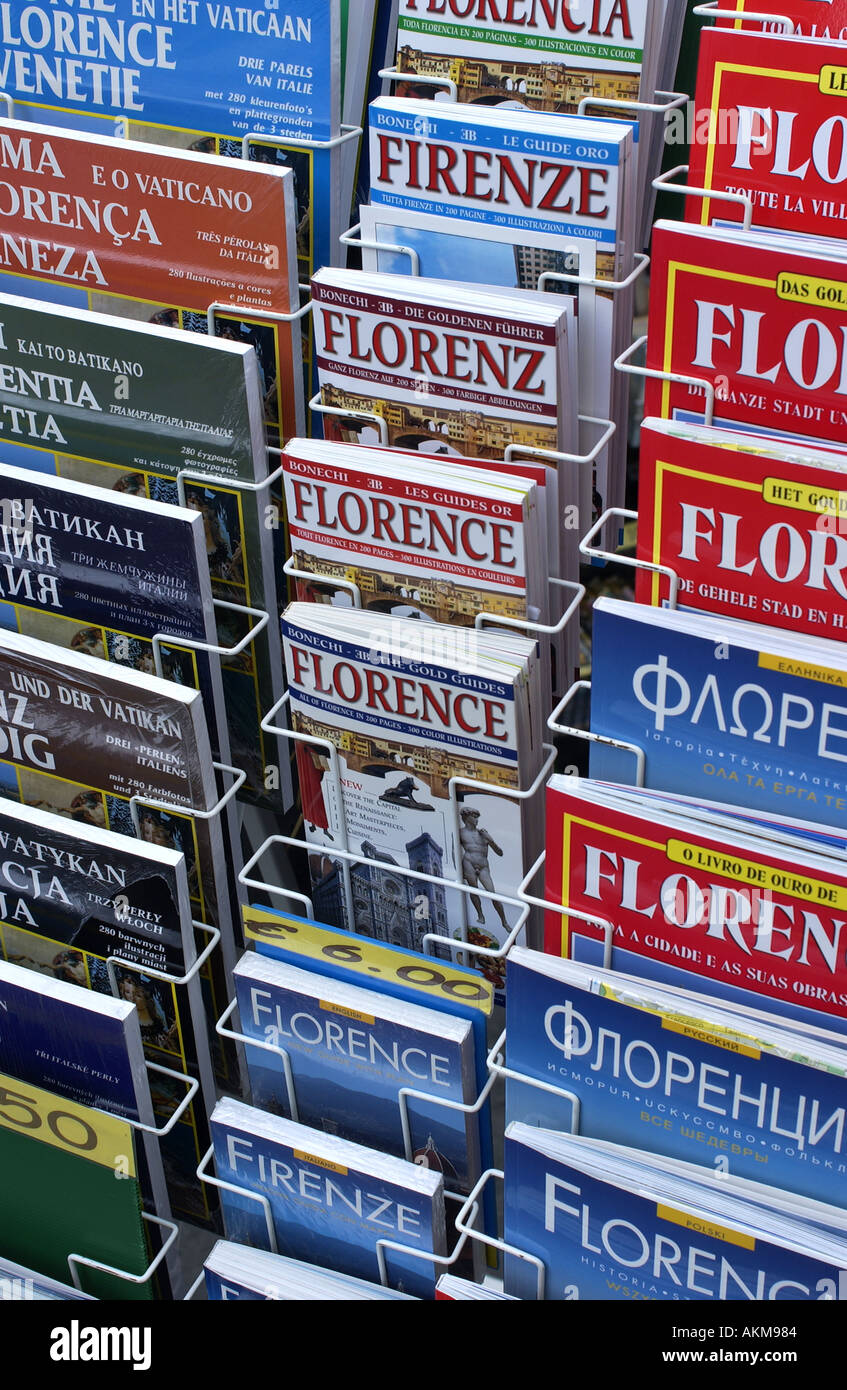 Florence guide Books Italy Stock Photo - Alamy