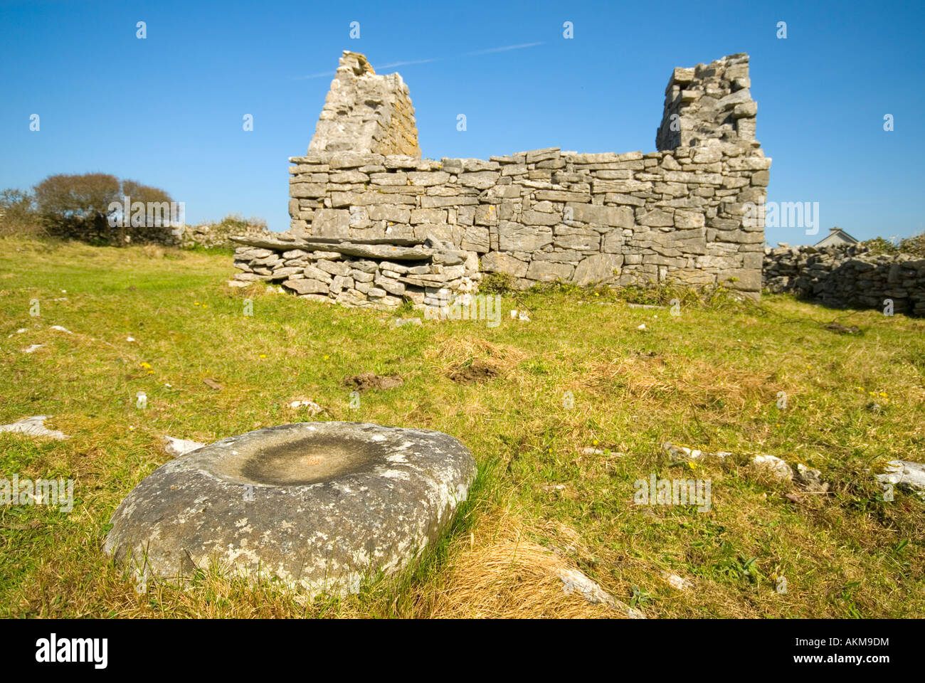 Ancient church of Cil Gobnait, Inishmore, Aran Islands, Co Galway ...