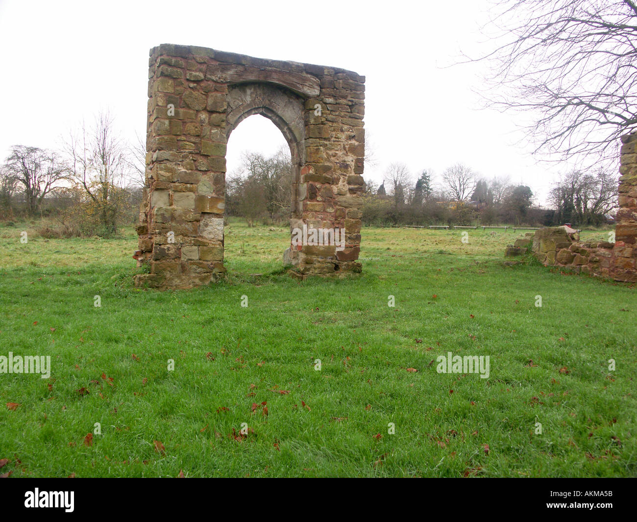 Alvecote Priory Ruins Stock Photo - Alamy