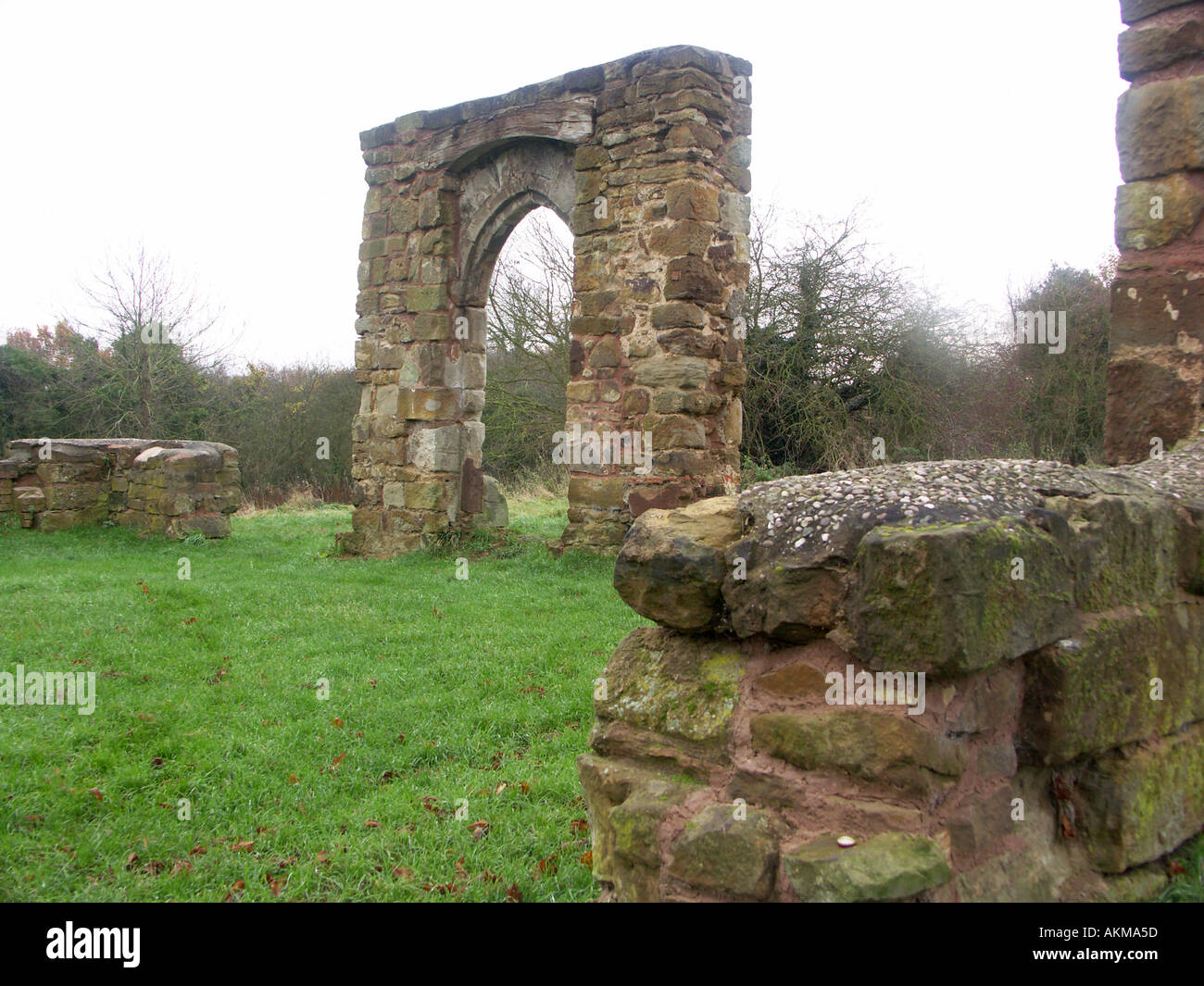 Alvecote Priory Ruins Stock Photo - Alamy