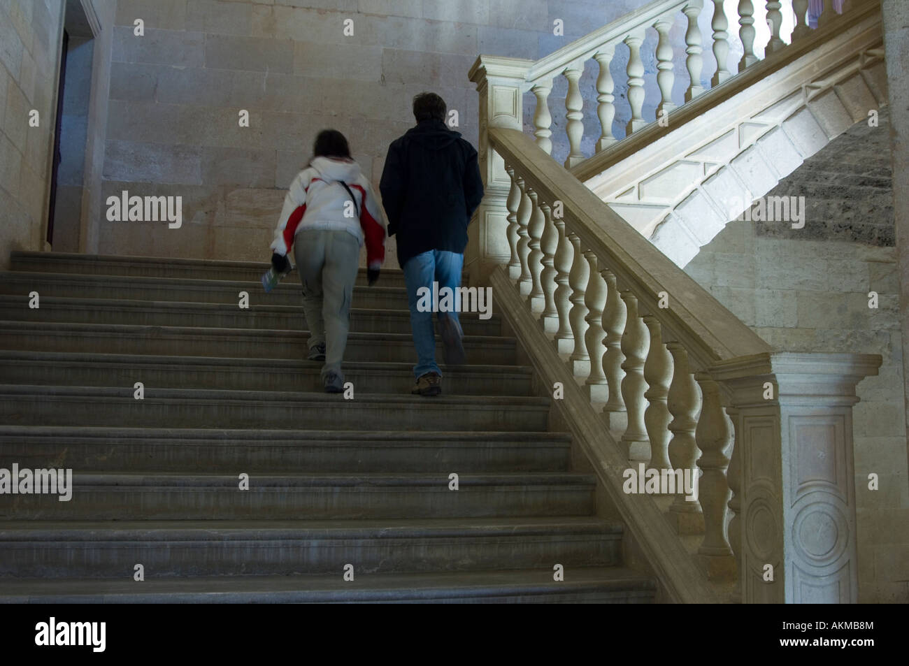 Alhambra palace granada spain staircase hi-res stock photography and ...