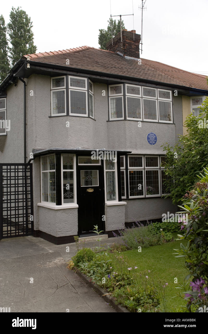 251 Menlove Avenue, Mendips the home of Beatle John Lennon in West ...
