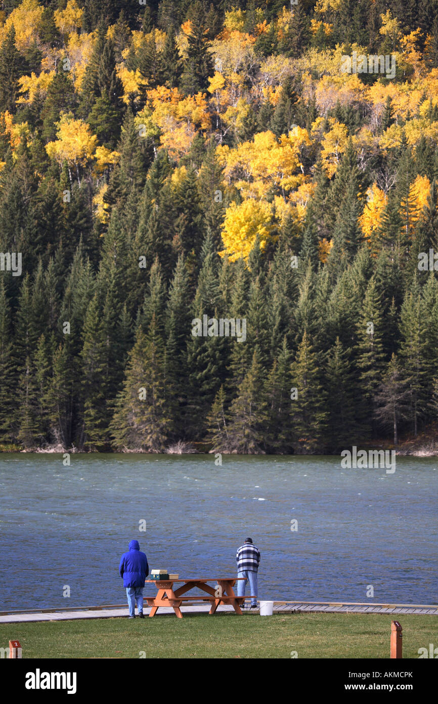 Reesor Lake Alberta in fall Stock Photo - Alamy