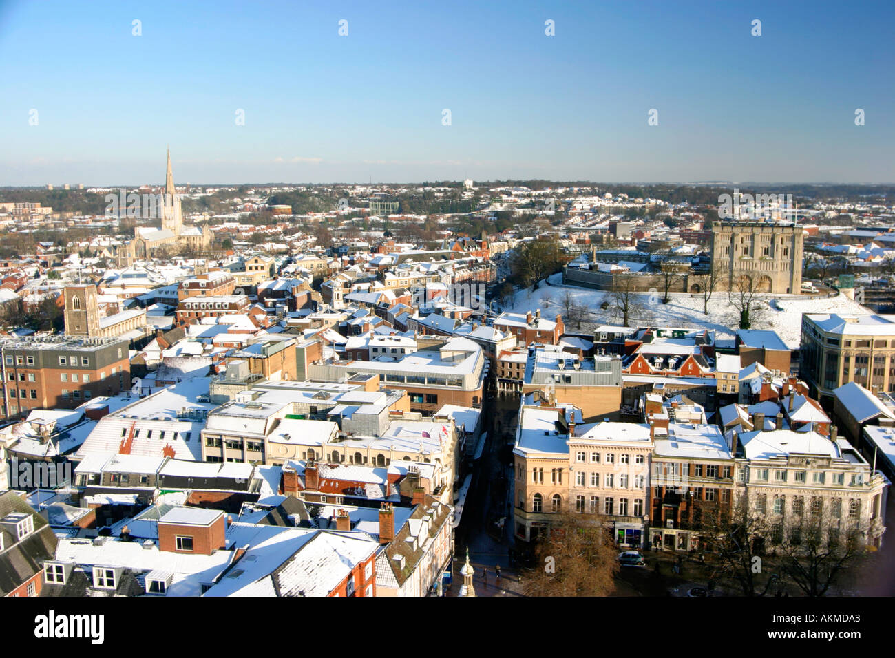 Norwich castle aerial hi-res stock photography and images - Alamy