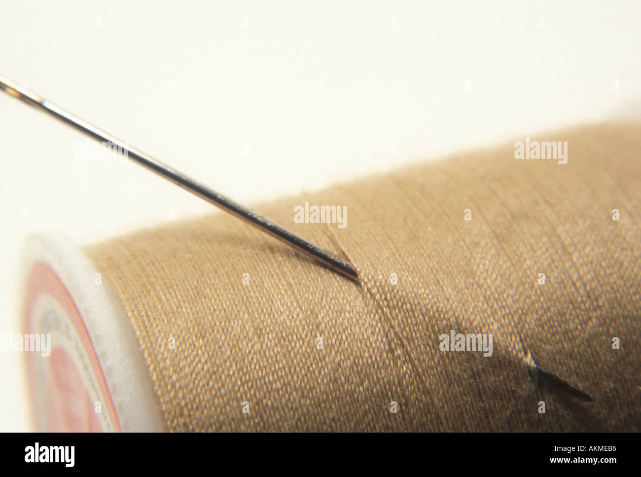 Sewing Needle and Thread Stock Photo - Alamy